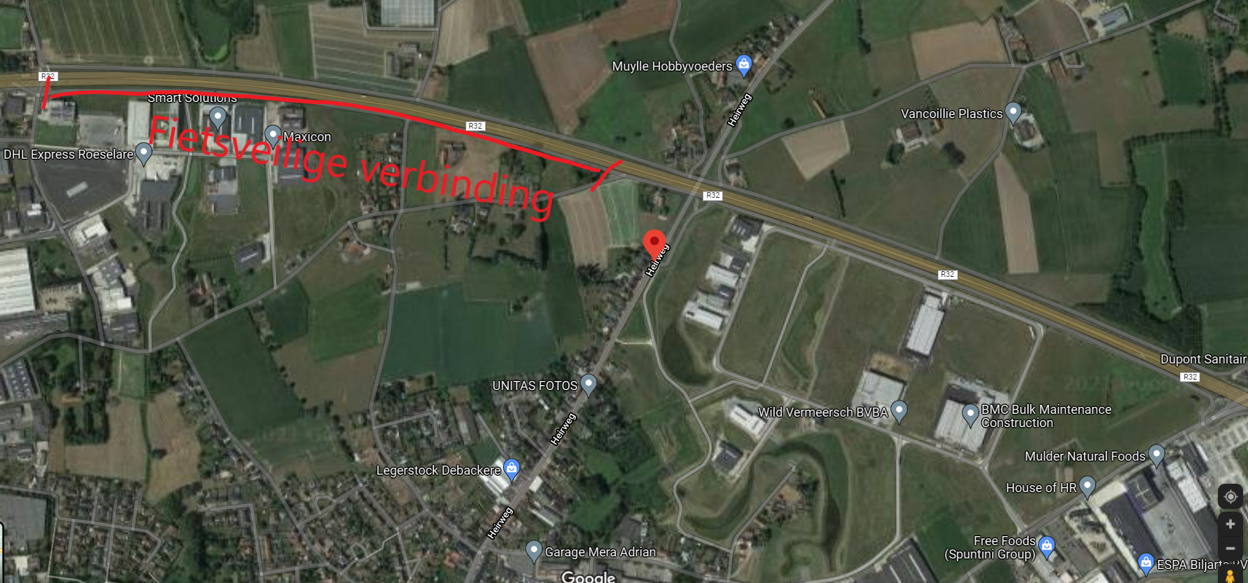 Fietsstraat Ventweg-Zuid | N-VA Roeselare